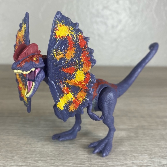 Mattel | Toys | Jurassic World Dino Rivals Dilophosaurus Savage Strike ...